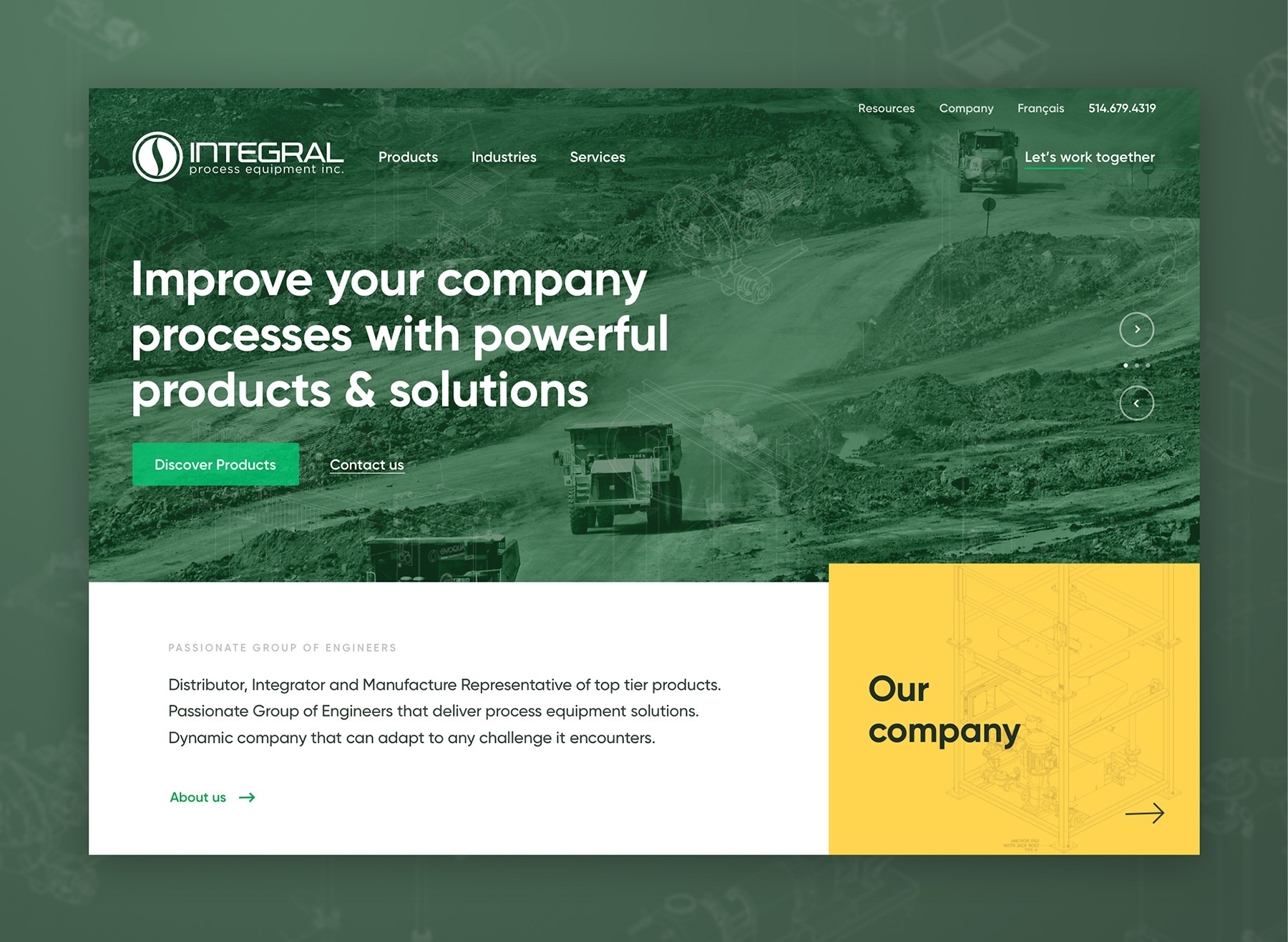 Integral Process Equipment - Website Redesign | CappStudio™